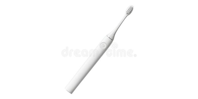 Electric Toothbrush with Long Handle Isolated on Transparent Background ...