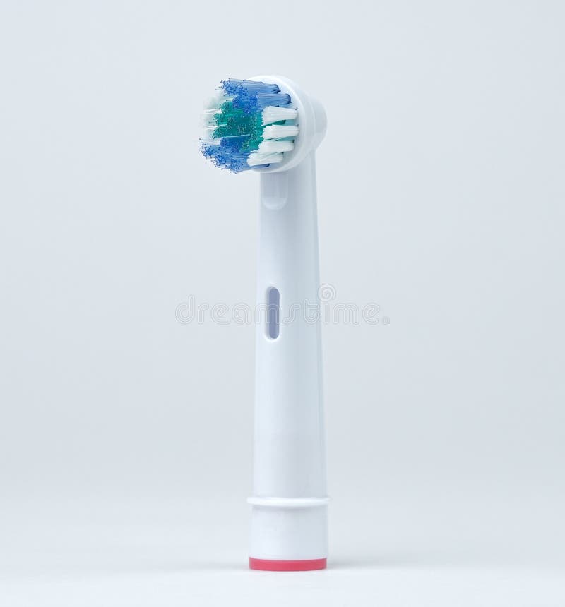 Electric Toothbrush Replacement Head Isolated Stock Photo - Image of ...