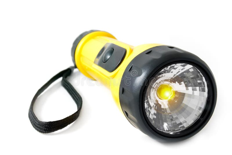 Yellow Torchlight w/ Path stock photo. Image of lamp, light - 549754