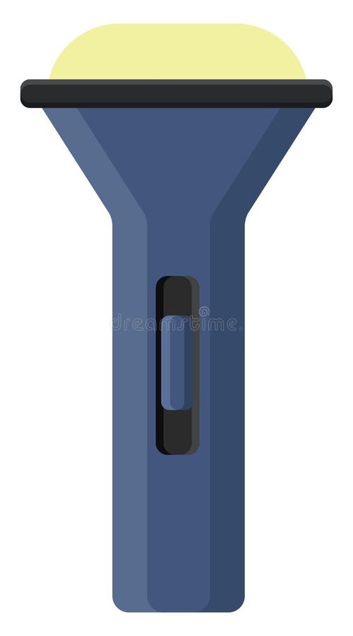 Electric torch, icon stock vector. Illustration of technology - 261385155
