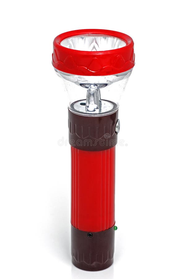 Electric torch with a LED stock image. Image of beam - 11569889