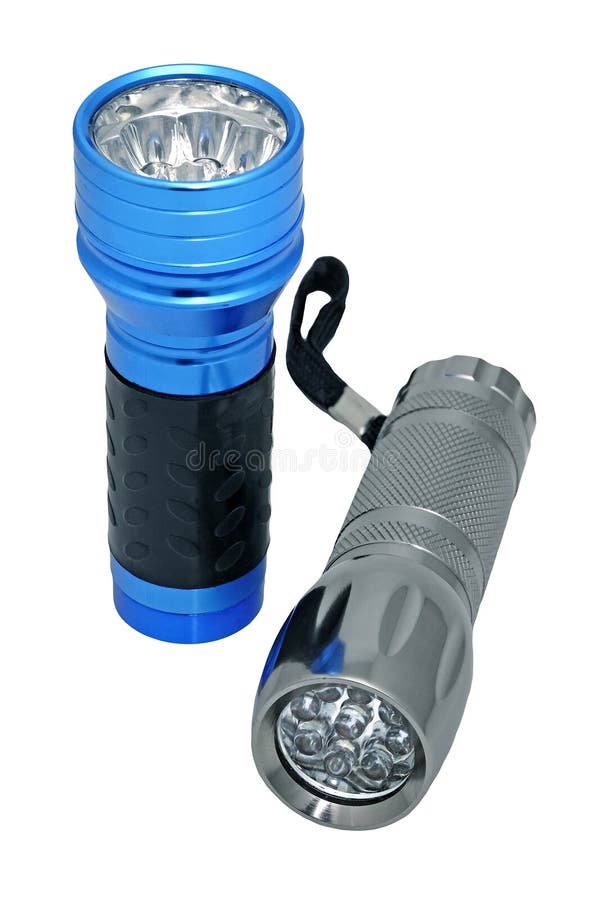 Electric torches stock image. Image of light, steel, flash - 11634365
