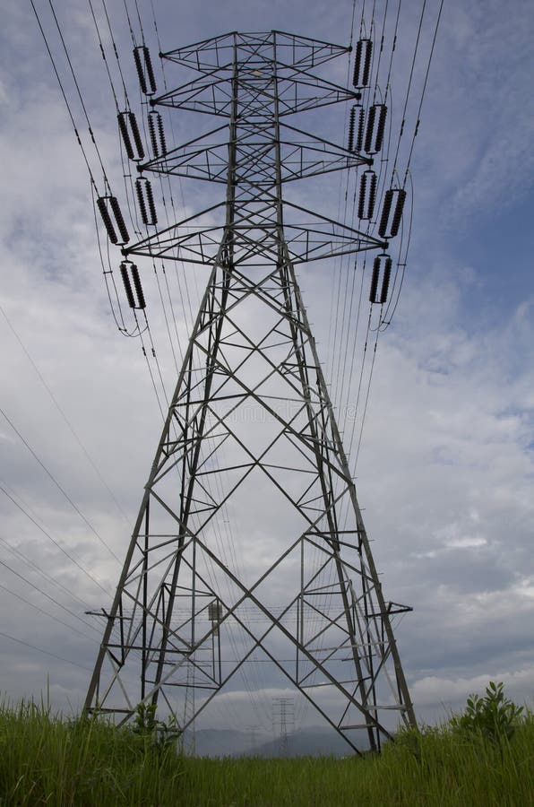 Electric tower stock image. Image of pole, energy, plant - 22255995