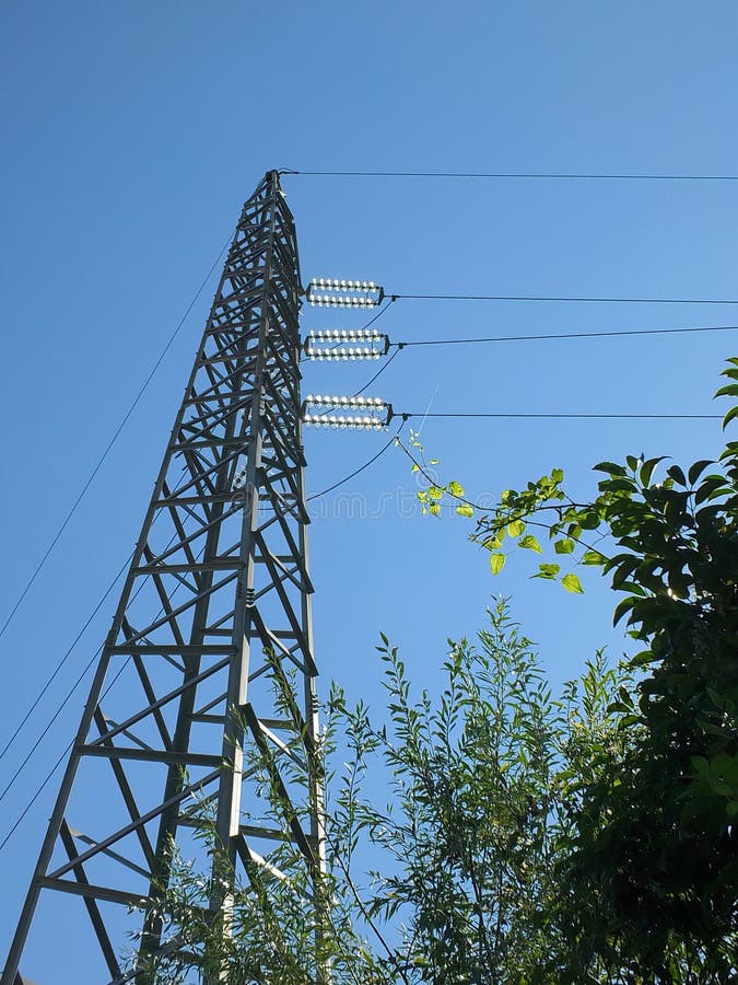 Electric tower stock image. Image of plant, utility - 130133515