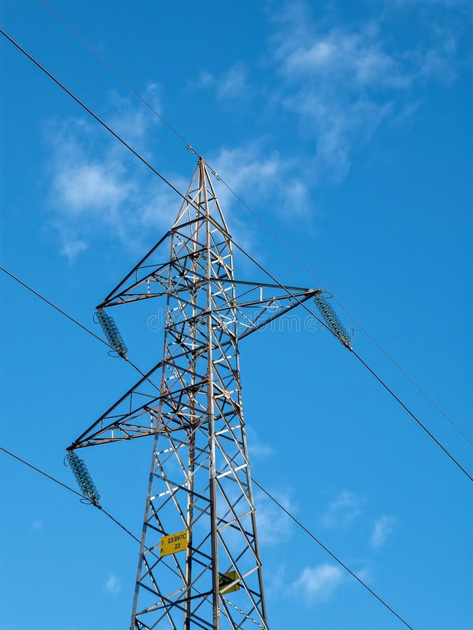 Electric tower stock photo. Image of environment, energy - 25088618