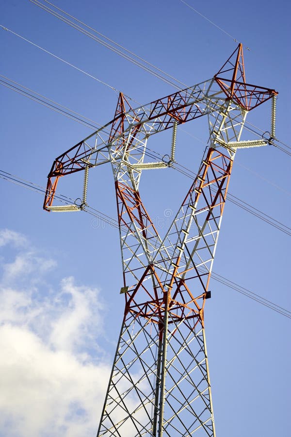 Electric tower stock photo. Image of station, voltage - 79043094