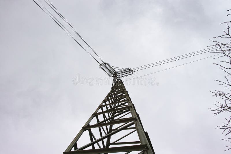 Electric tower stock image. Image of distribution, powerful - 82948605