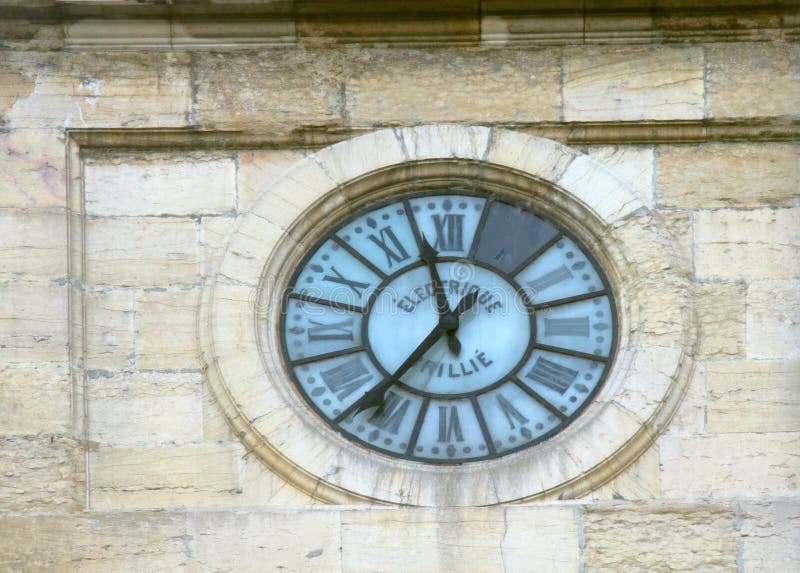 Electric tower clock editorial photography. Image of dial - 160350352