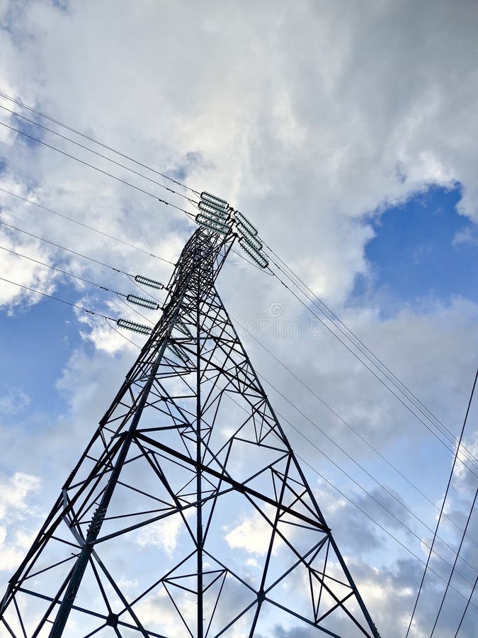 Electric tower stock image. Image of transmission, outdoor - 350212285