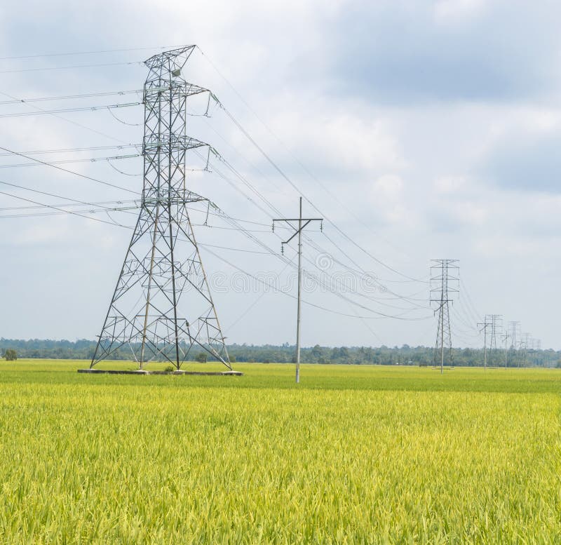 Electric tower stock photo. Image of energy, engineering - 45936566