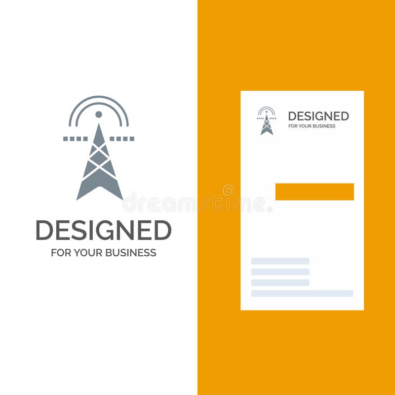 Electric Tower, Electricity, Power, Tower, Computing Grey Logo Design ...