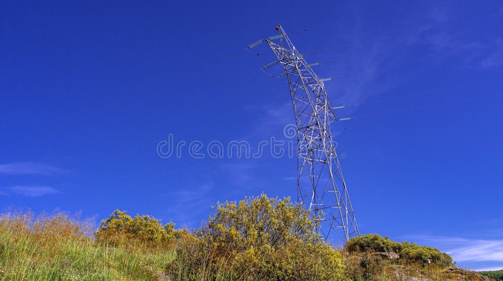Electric Tower stock photo. Image of volt, conservancy - 378401616
