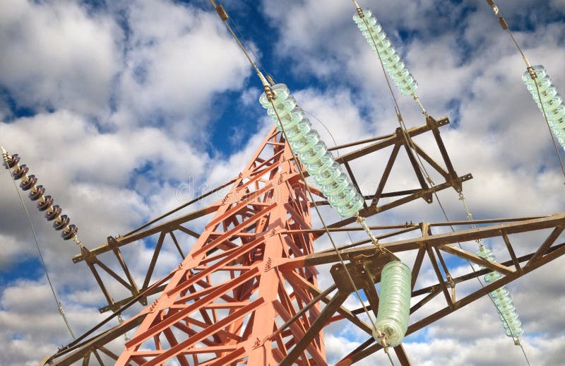 Electricity tower stock photo. Image of cabling, alternative - 99086696