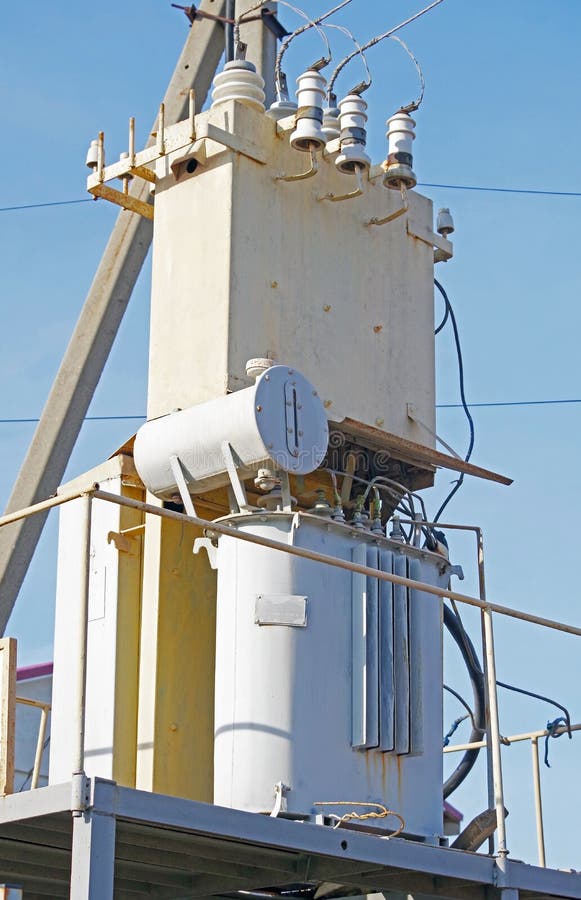 Electric Tower High Voltage Post Stock Image - Image of infrastructure ...