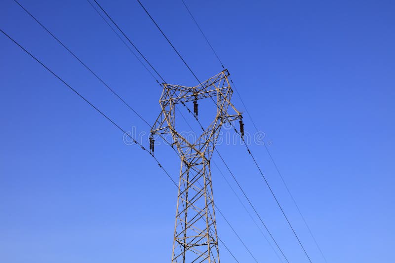 Electric tower outdoors stock photo. Image of outdoor - 371156488