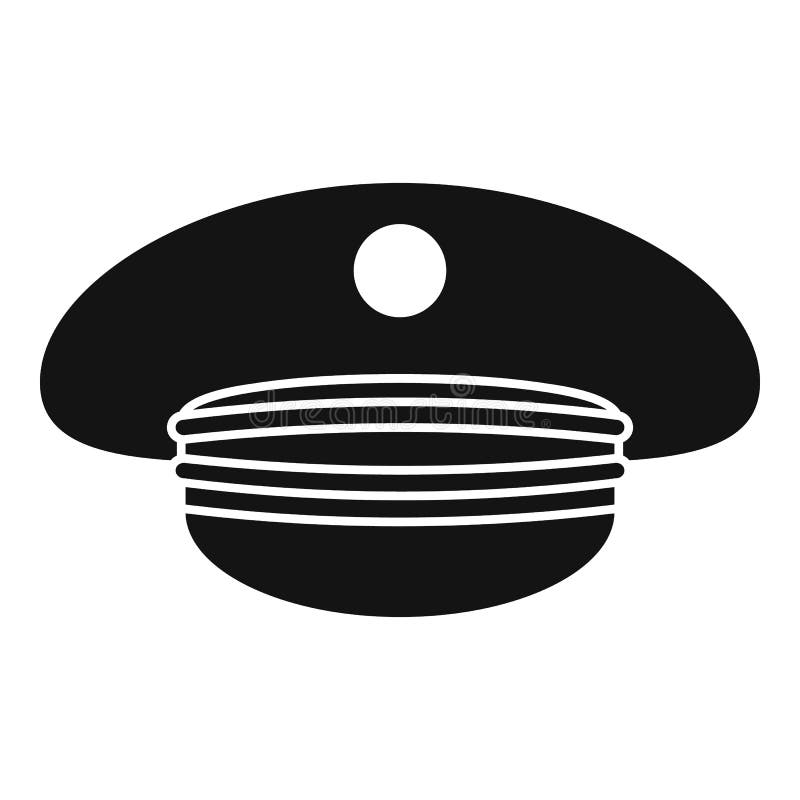 Electric Train Driver Cap Icon, Simple Style Stock Vector ...