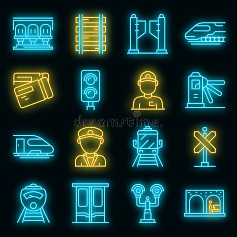 Driver Icons, Signs, Outline Symbols, Concept Linear Illustration Line ...