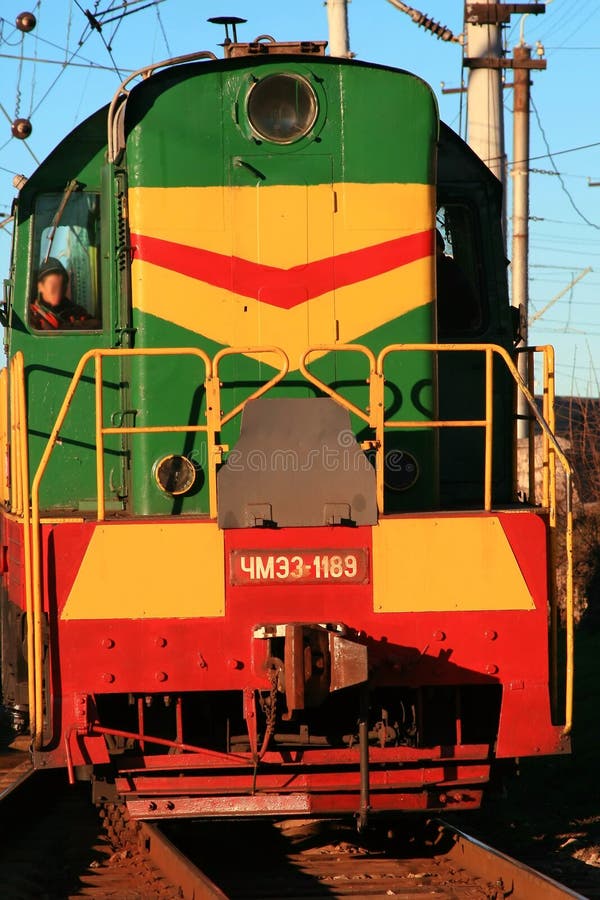 Electric Train Of Green Color Picture. Image: 4027395