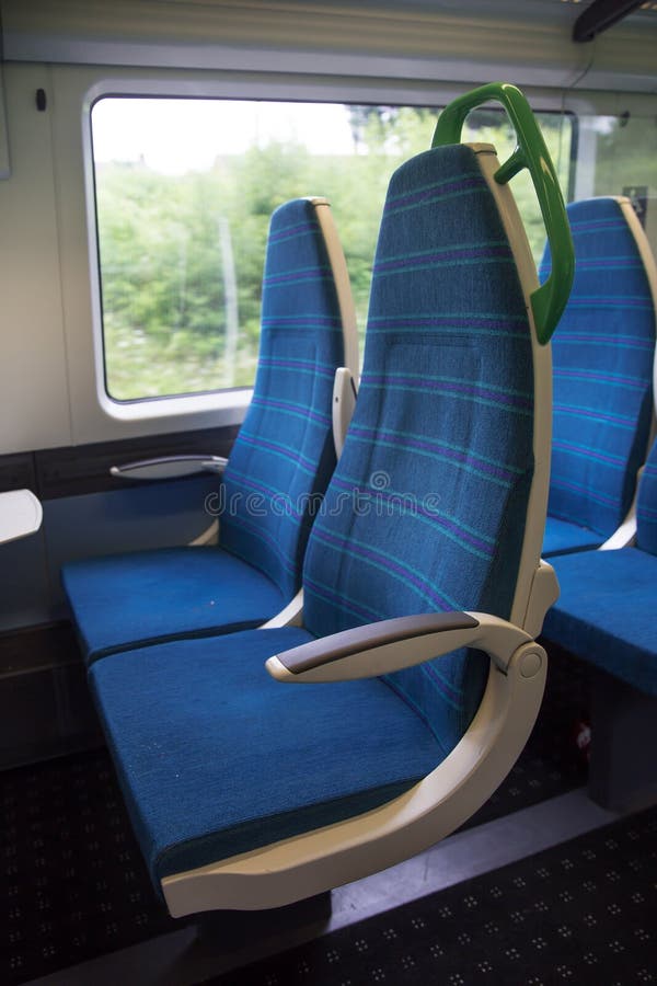 Electric Train Sits Interior Express Stock Photo - Image of sitting ...