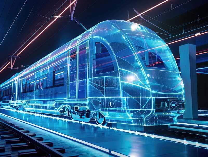 Electric Train Visualization with Augmented Reality Transparent ...
