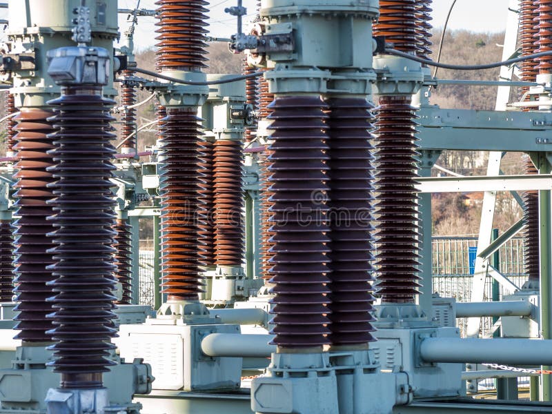 Electric Transformator Technology Generation Image Stock Image - Image ...