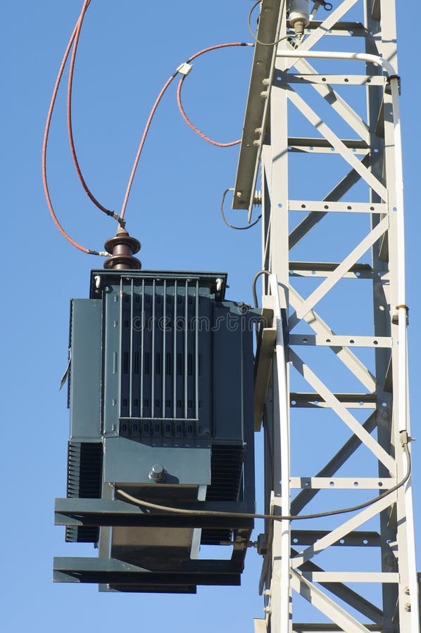 Electric transformer stock photo. Image of energy, current - 12252828