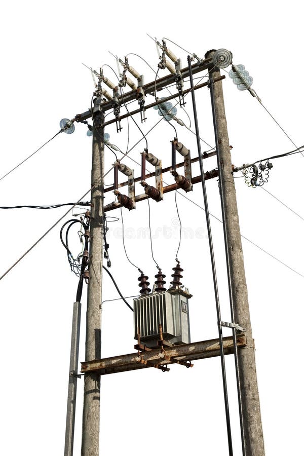 Electric transformer stock image. Image of high, engineering - 23524497
