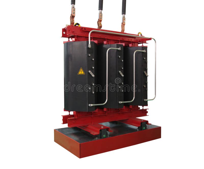 Electric transformer stock image. Image of engineering - 25502529