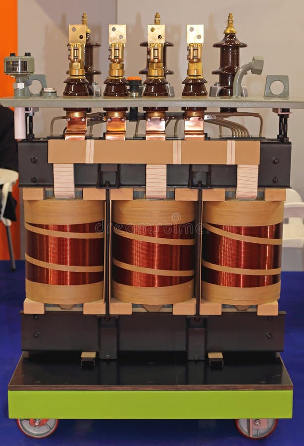 Electric Transformer Coils stock photo. Image of volts - 140317386