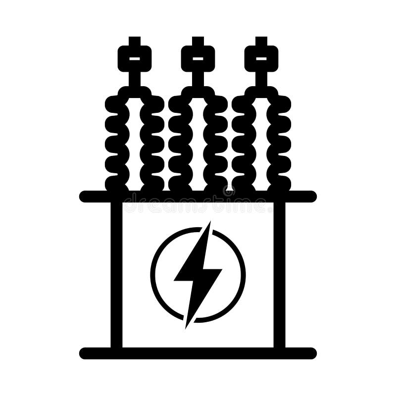Electric Transformer Isometric Building Info Graphic. High-voltage ...