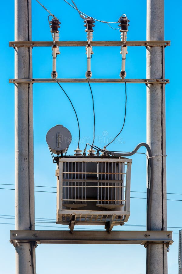 The Electric Transformer. stock image. Image of power - 97258735