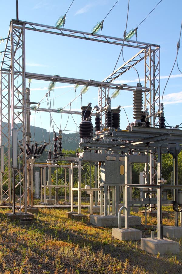 Transformer Station - Electrical Substation Stock Photo - Image of ...