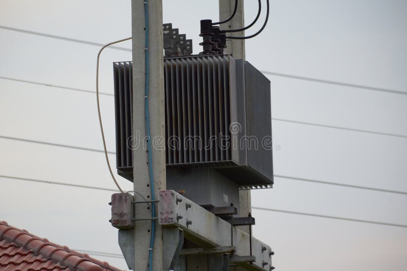 Large Electric Transformers Stock Photo - Image of danger, supply: 88553886