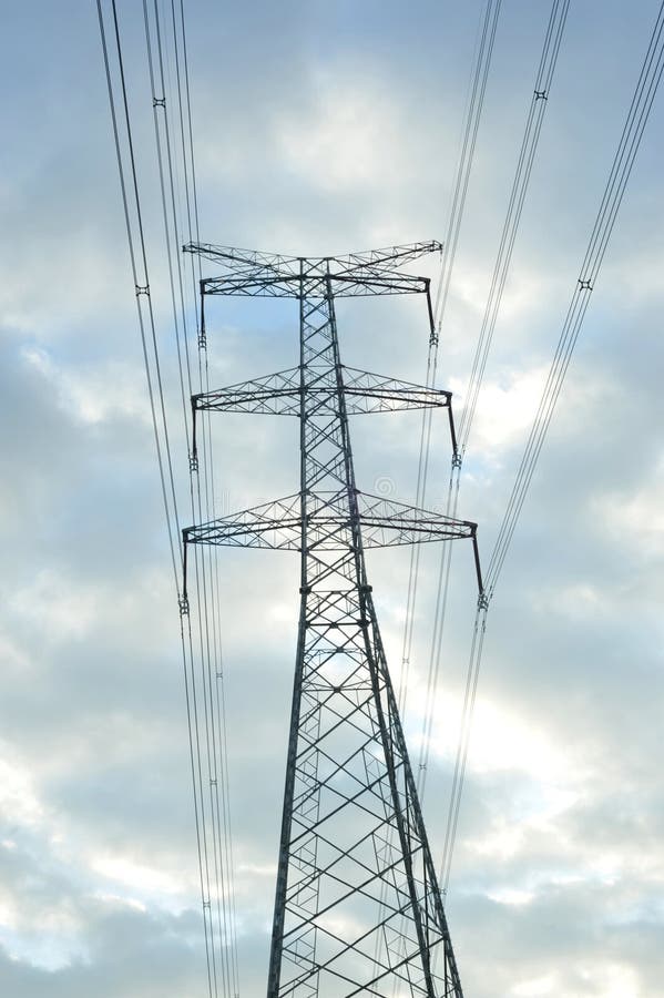 Electric utility stock photo. Image of cables, tall, conductor - 12289444
