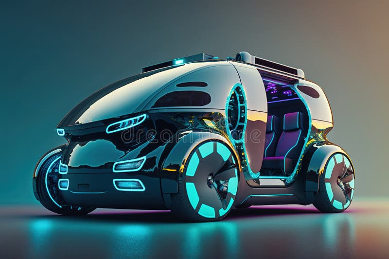 Electric Vehicle with Autonomous Driving. Future Car Software ... Electric Vehicle with Autonomous Driving. Future Car Software ...