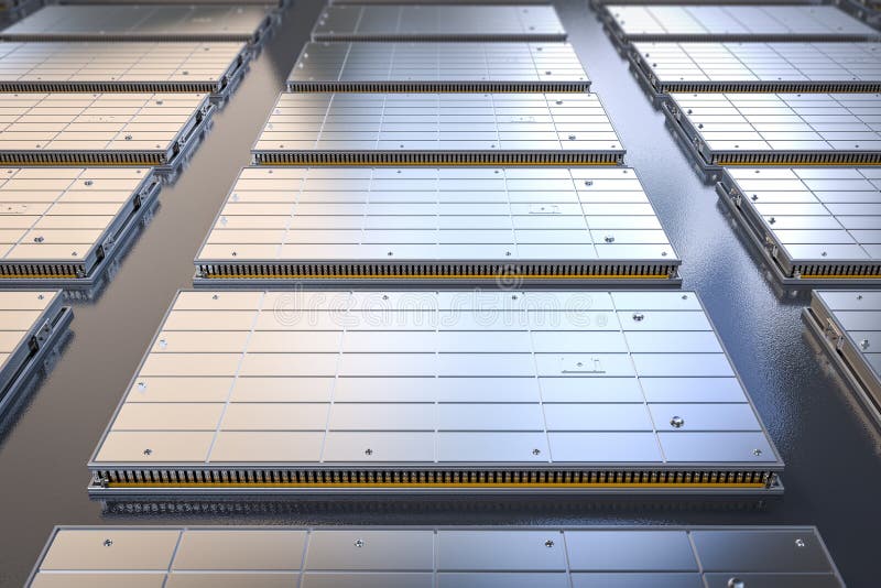 Electric Vehicle Batteries in a Row or Pack of Lithium-ion Battery ...