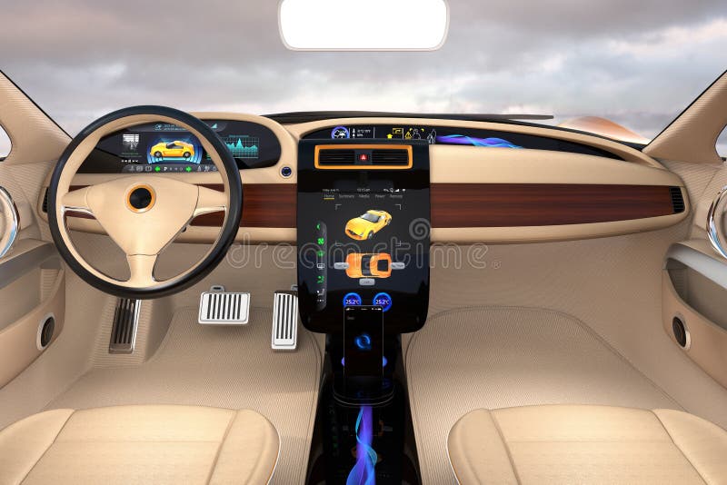 Vehicle Center Screen Stock Illustrations – 246 Vehicle Center Screen ...