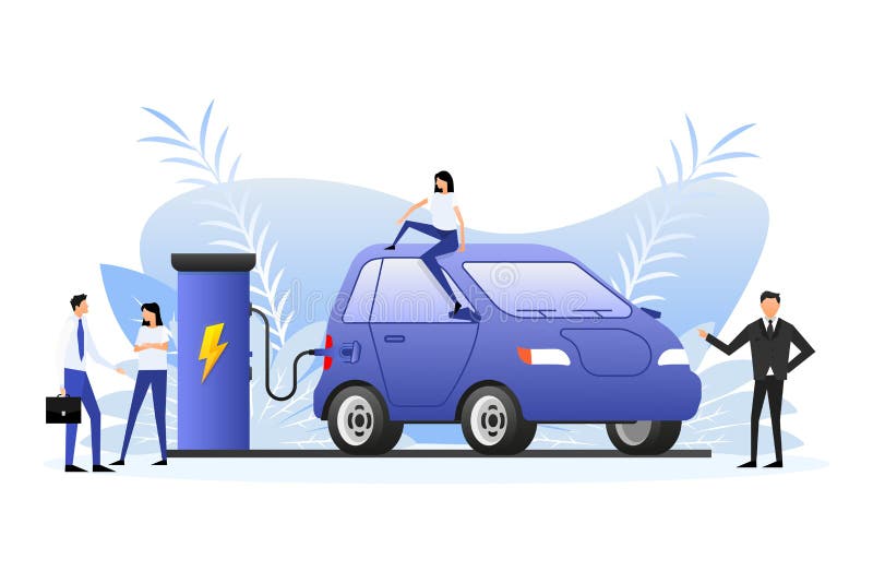 Ev Charging Illustration Stock Illustrations – 2,937 Ev Charging ...