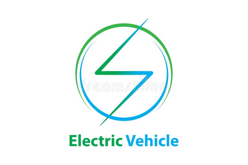 Electric Vehicle Logo Design Template Stock Vector - Illustration of ...