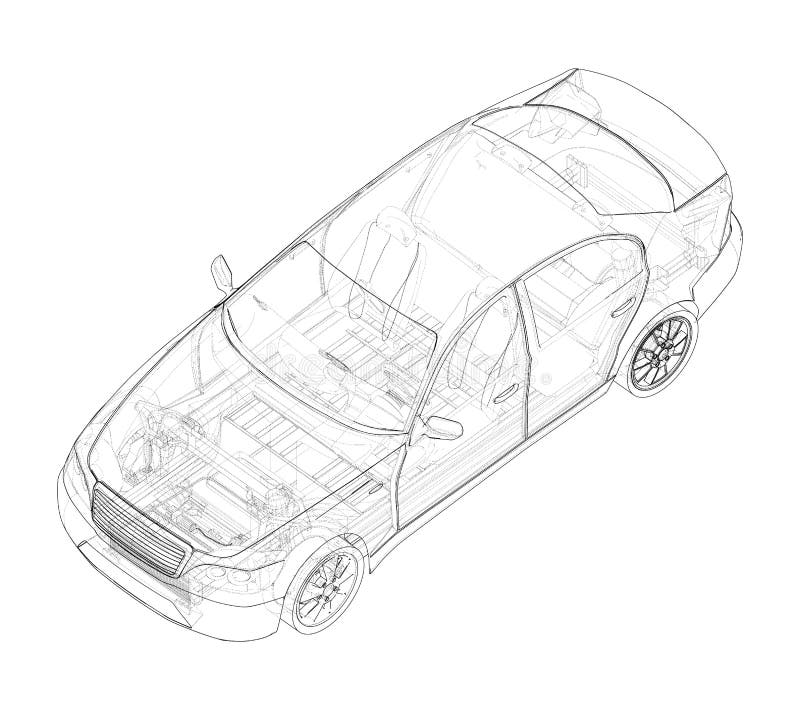 Sketch Electric Battery Vehicle Stock Illustrations – 1,173 Sketch ...