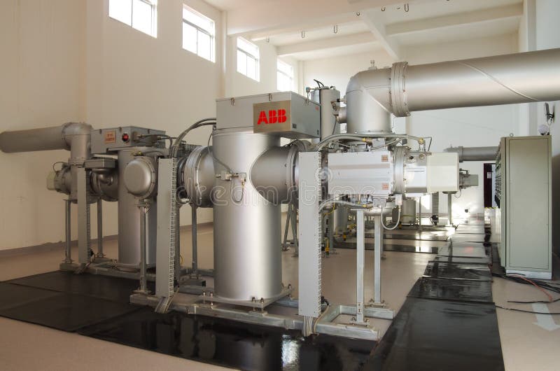 Electric Voltage Control Room of a Plant Editorial Photography - Image ...