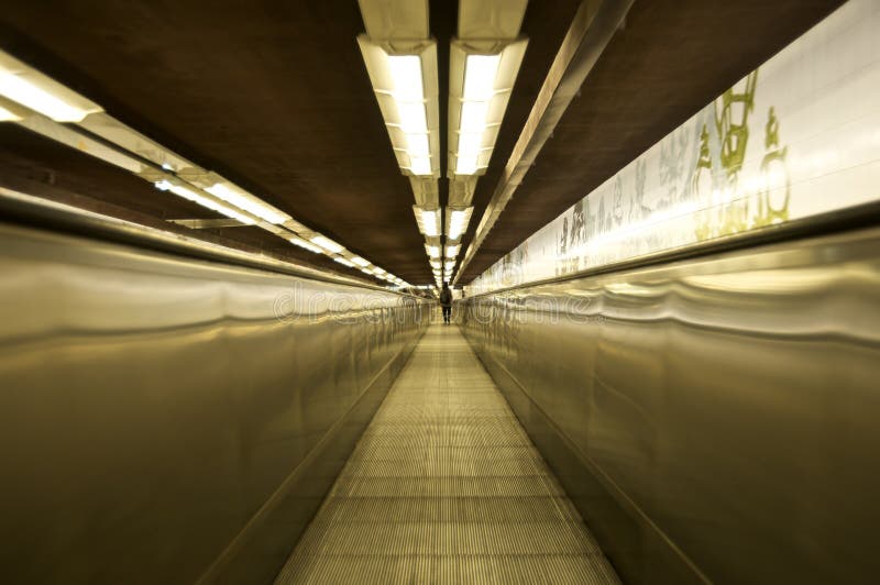 Electric Walkway in Perspective Stock Image - Image of pattern, walkway ...