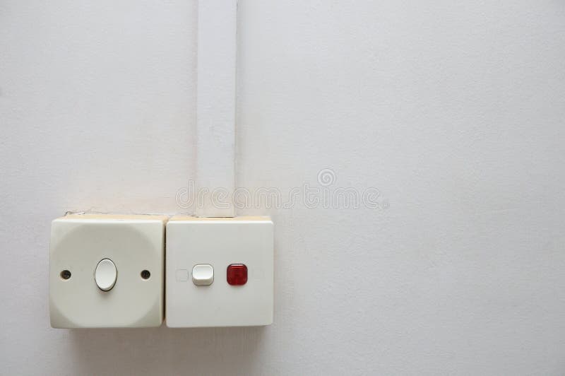 An Electric Wall Socket on Off Switch without Light on Indicator and ...
