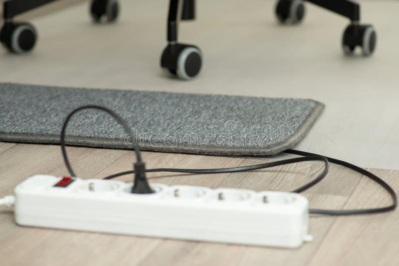 Working Electric Generator Outdoors on Lawn Stock Image - Image of ...