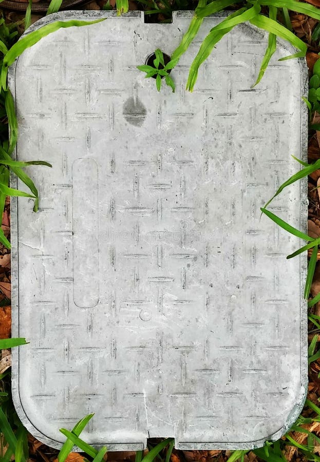 Control Box in the Ground stock photo. Image of shut - 117675918