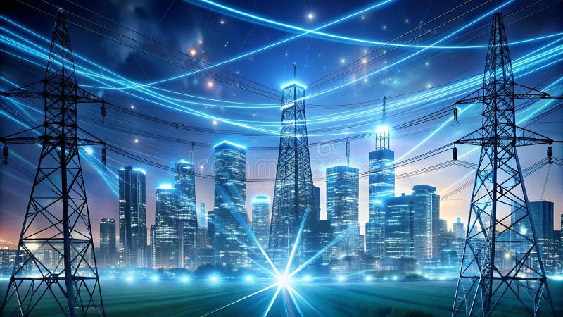 The Electric Web: a Visualization of Power Grids in a Futuristic City ...