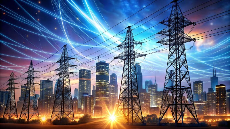 The Electric Web: a Visualization of Power Grids in a Futuristic City ...