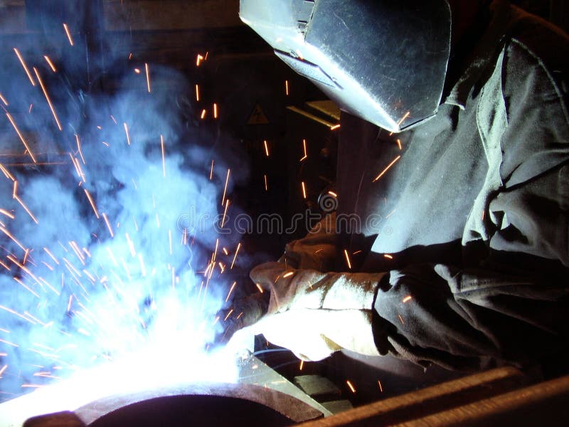 The electric welder stock photo. Image of light, electric - 2344418