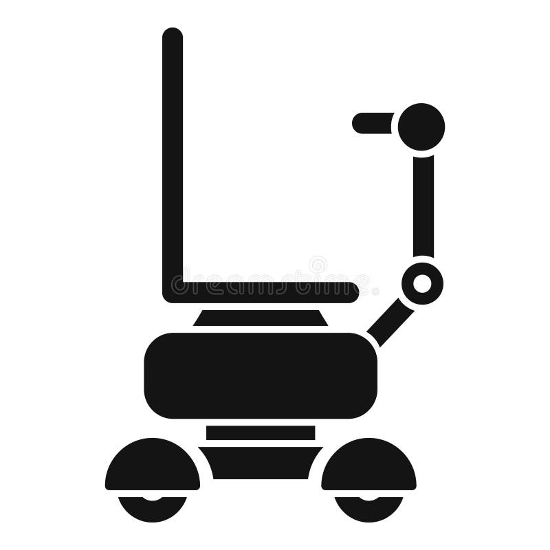 Electric Wheelchair Icon Depicting Mobility Assistance Stock Vector ...