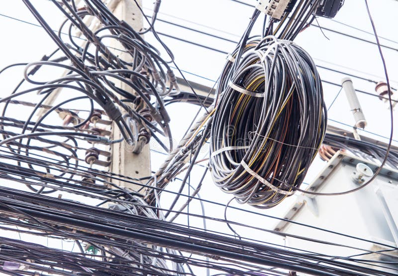 Electric wire stock image. Image of industry, wire, background - 39702347